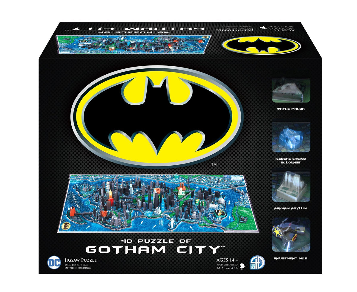 4D Batman Gotham City Puzzle | 4D Puzzle | 4D Cityscape