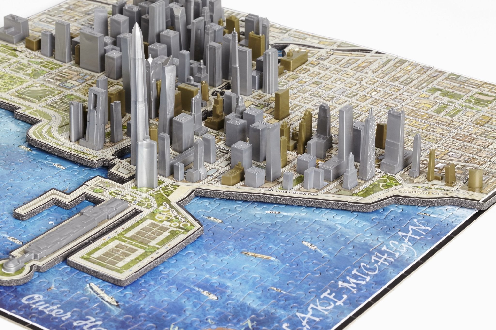 4D Cityscape Chicago Time Puzzle | 4D Puzzle | 4D Cityscape