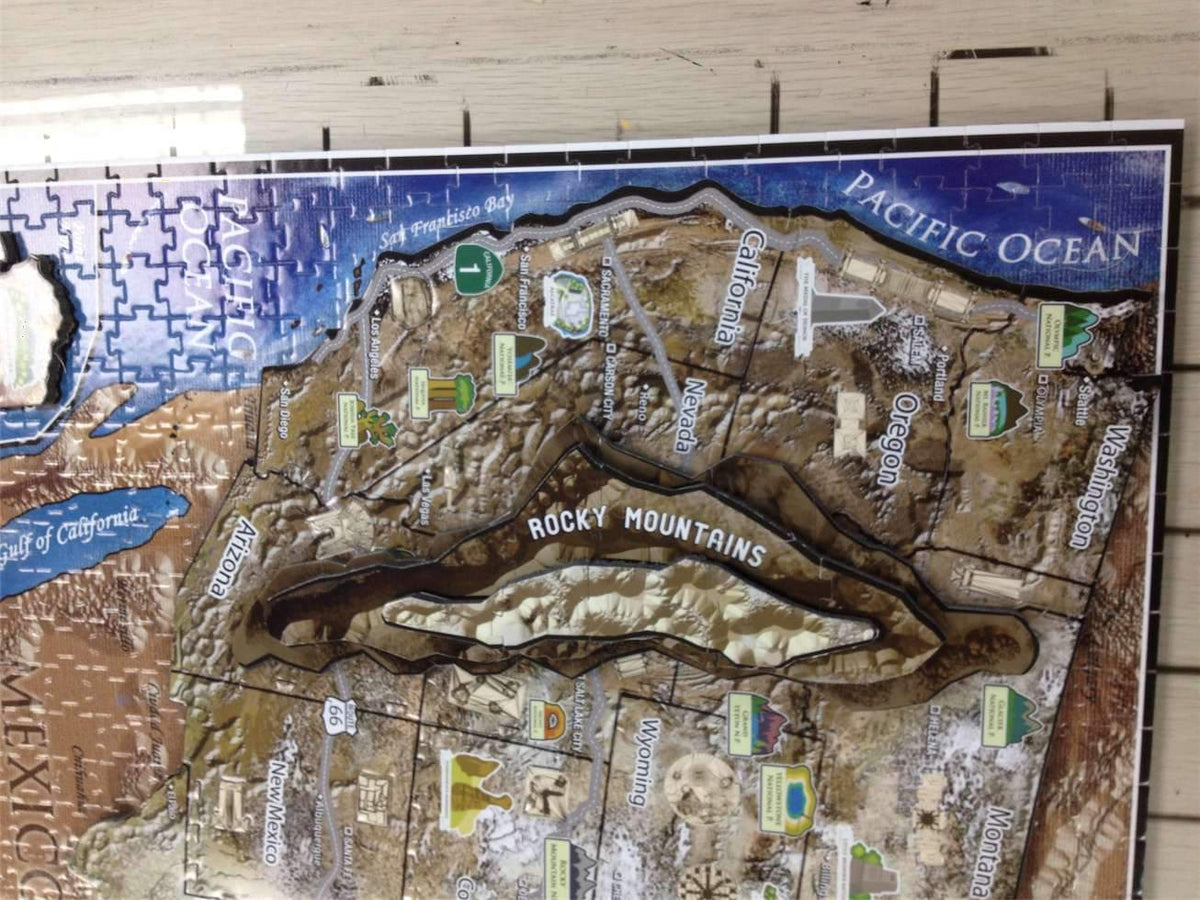 4D Cityscape USA Time Puzzle | 4D Puzzle | 4D Cityscape