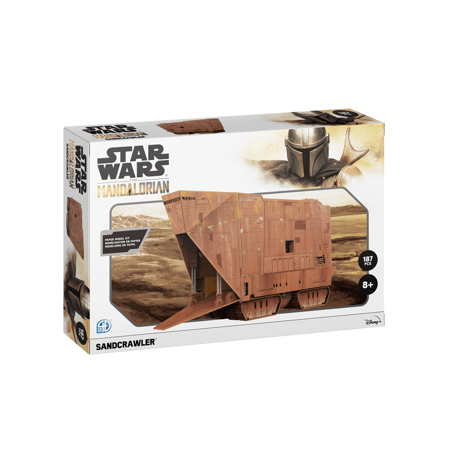 The Mandalorian Sandcrawler Paper Model Kit | 4D Puzzle | 4D Cityscape